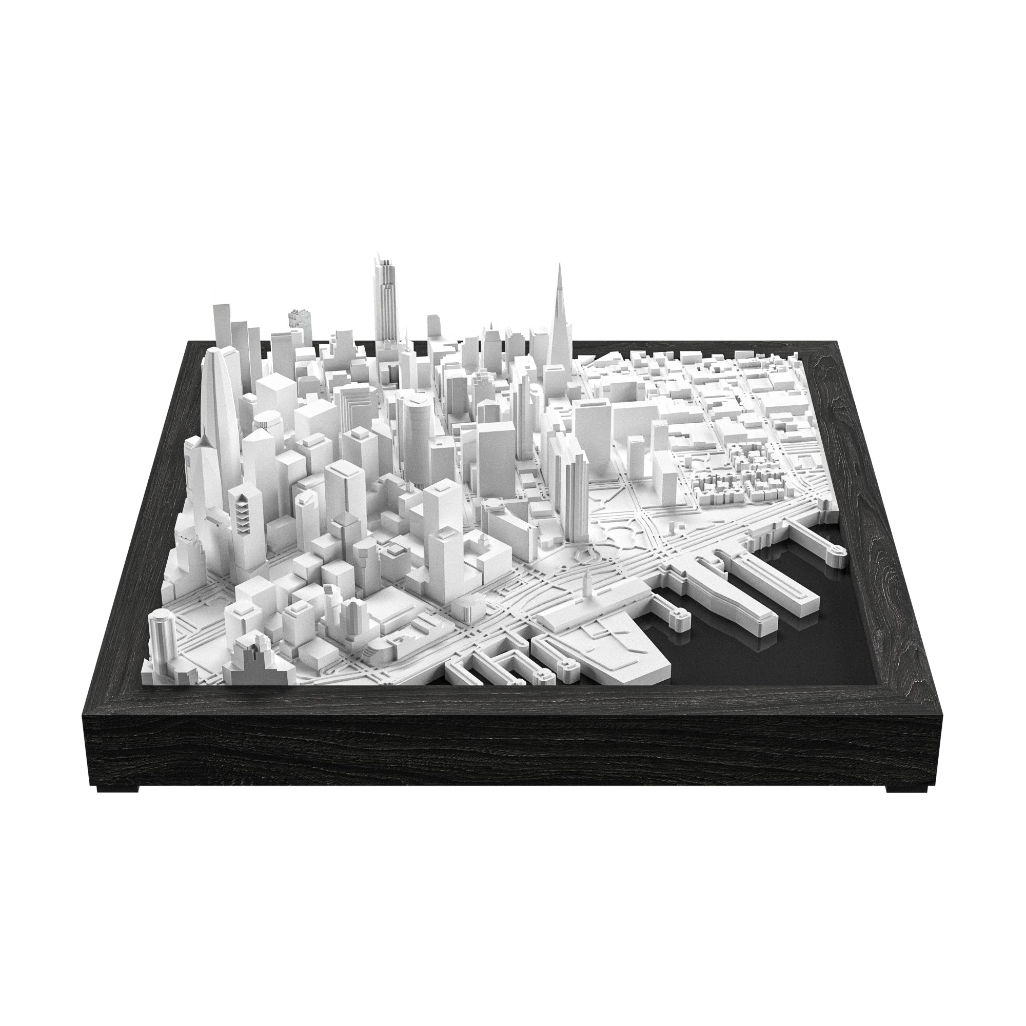 Handcrafted San Francisco 3D City Map Model | Unique Wall Art Decor