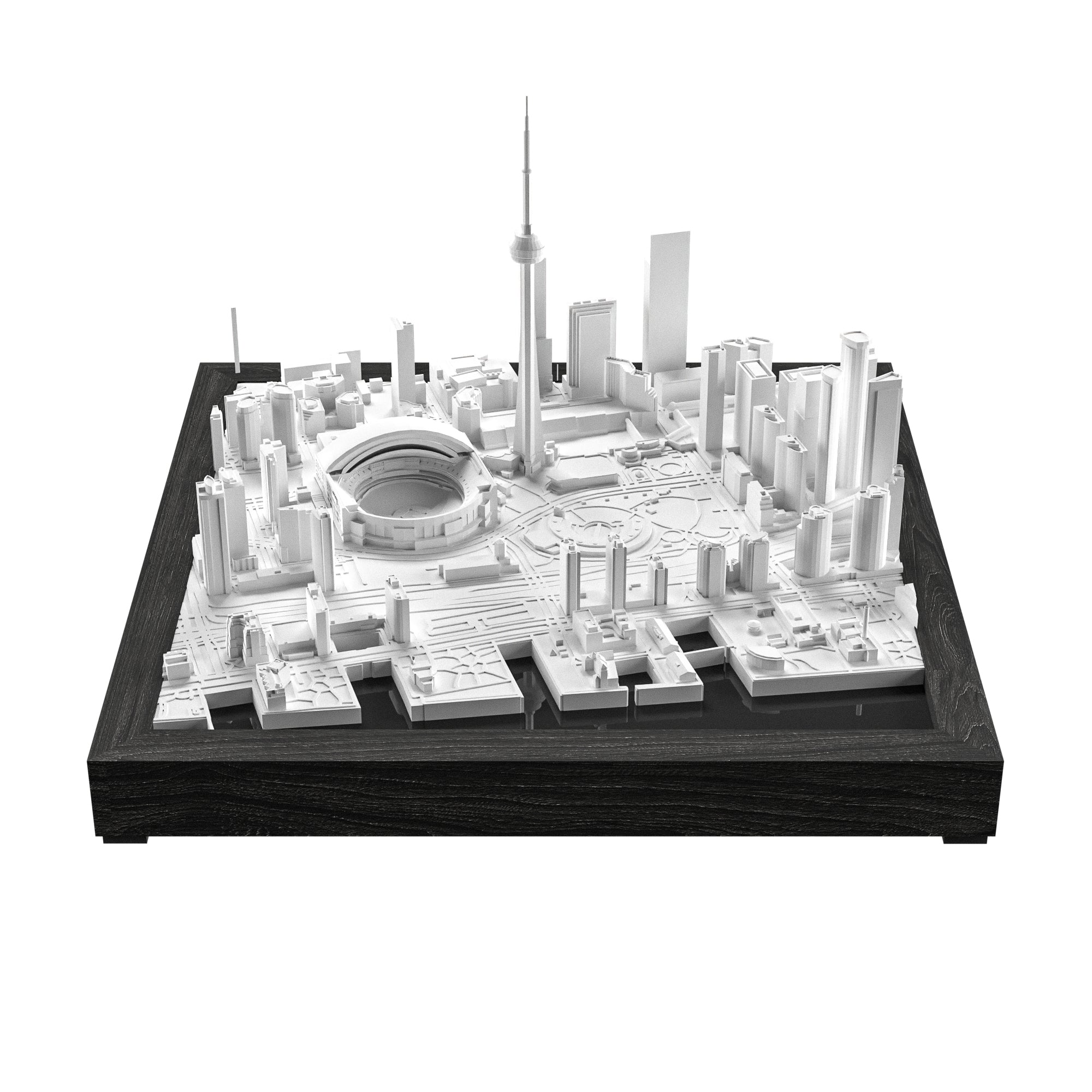 Handcrafted Toronto 3D City Map Model | Unique Wall Art Decor